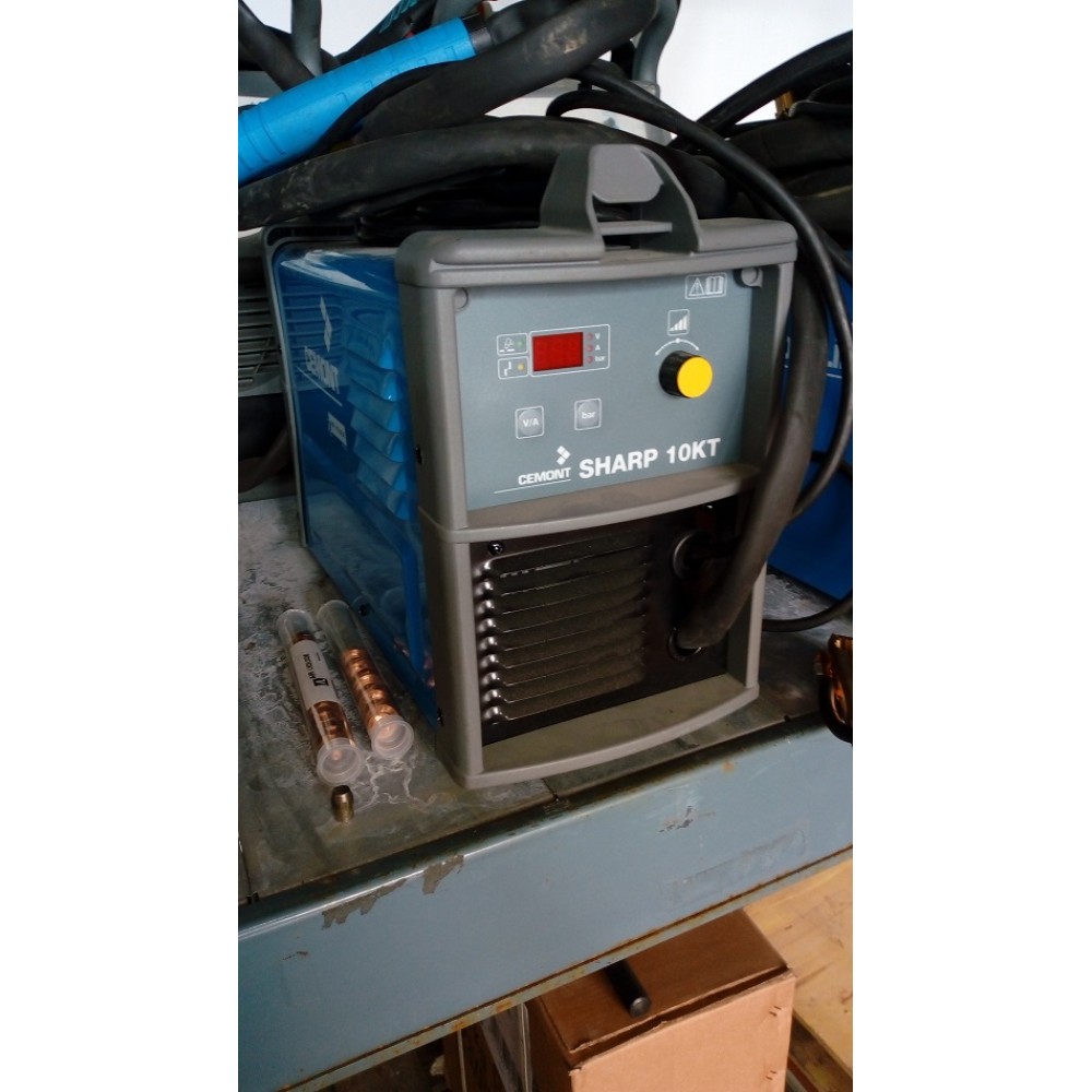 TAGLIO PLASMA 40A 220V, SP. MAX10MM, CEMONT SHARP 10KT USATO, CON ...